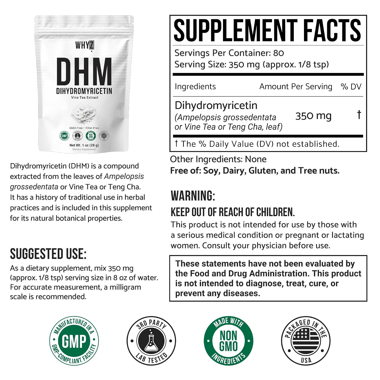 Weight management Dihydromyricetin powder