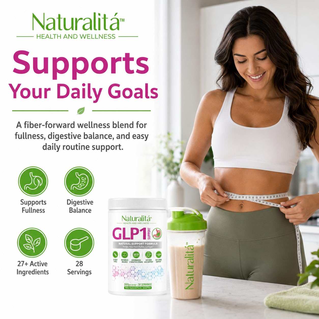 Weight management fiber supplement