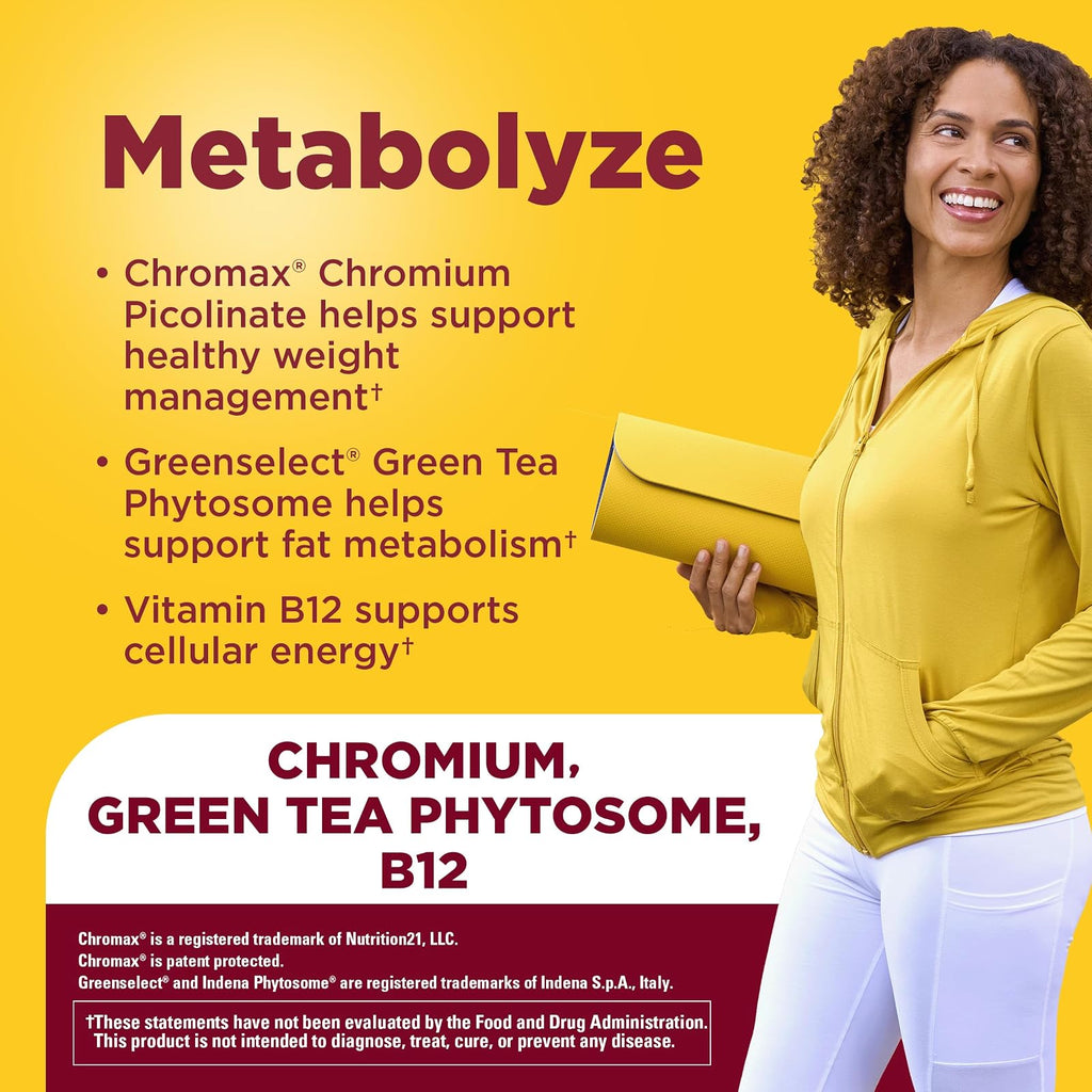 weight management with Nature Made Metabolyze