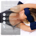 weighted eye mask for better sleep