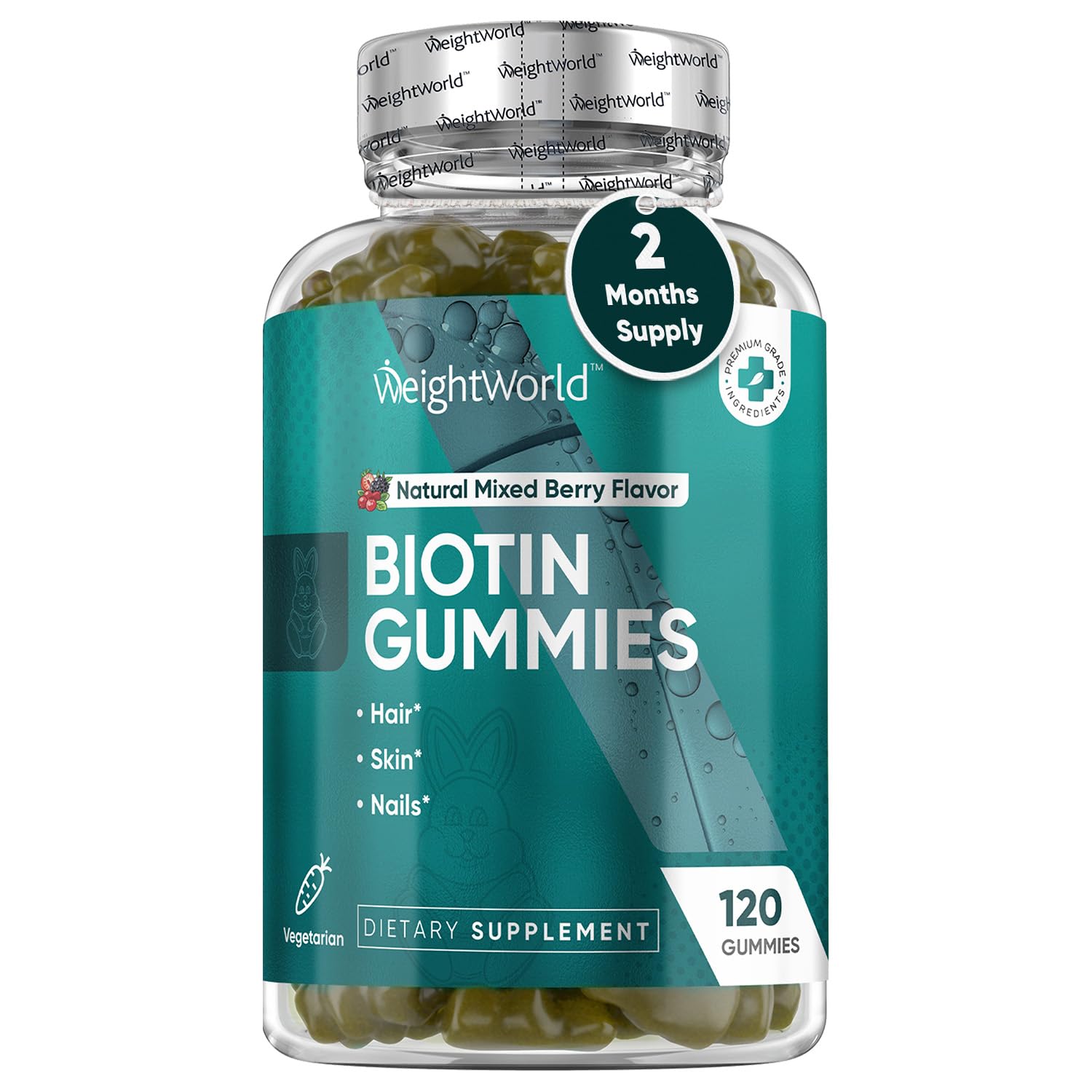 WeightWorld biotin gummies for healthy hair