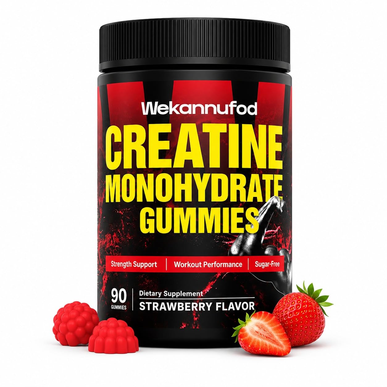 Wekannufod creatine gummies for energy