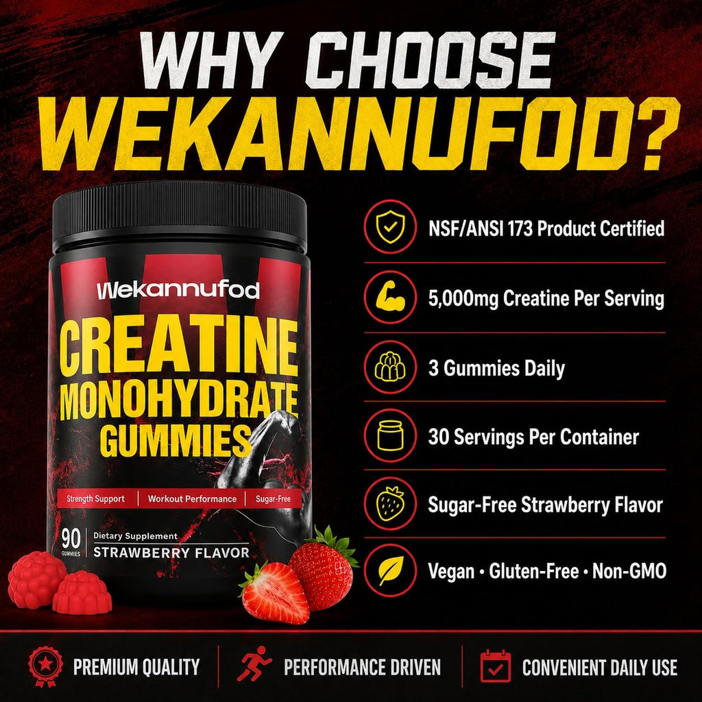 Wekannufod gummies for active lifestyle
