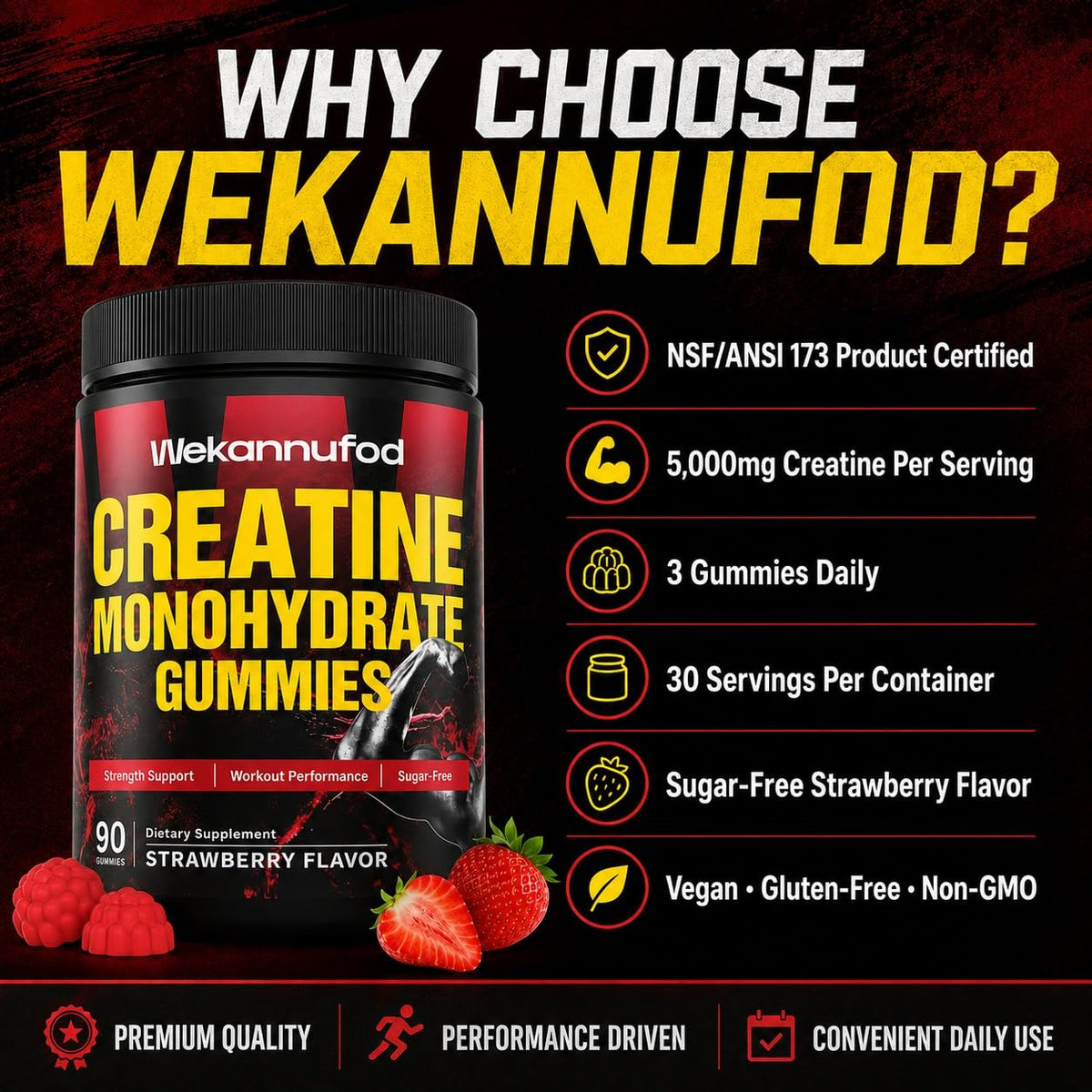 Wekannufod gummies for active lifestyle
