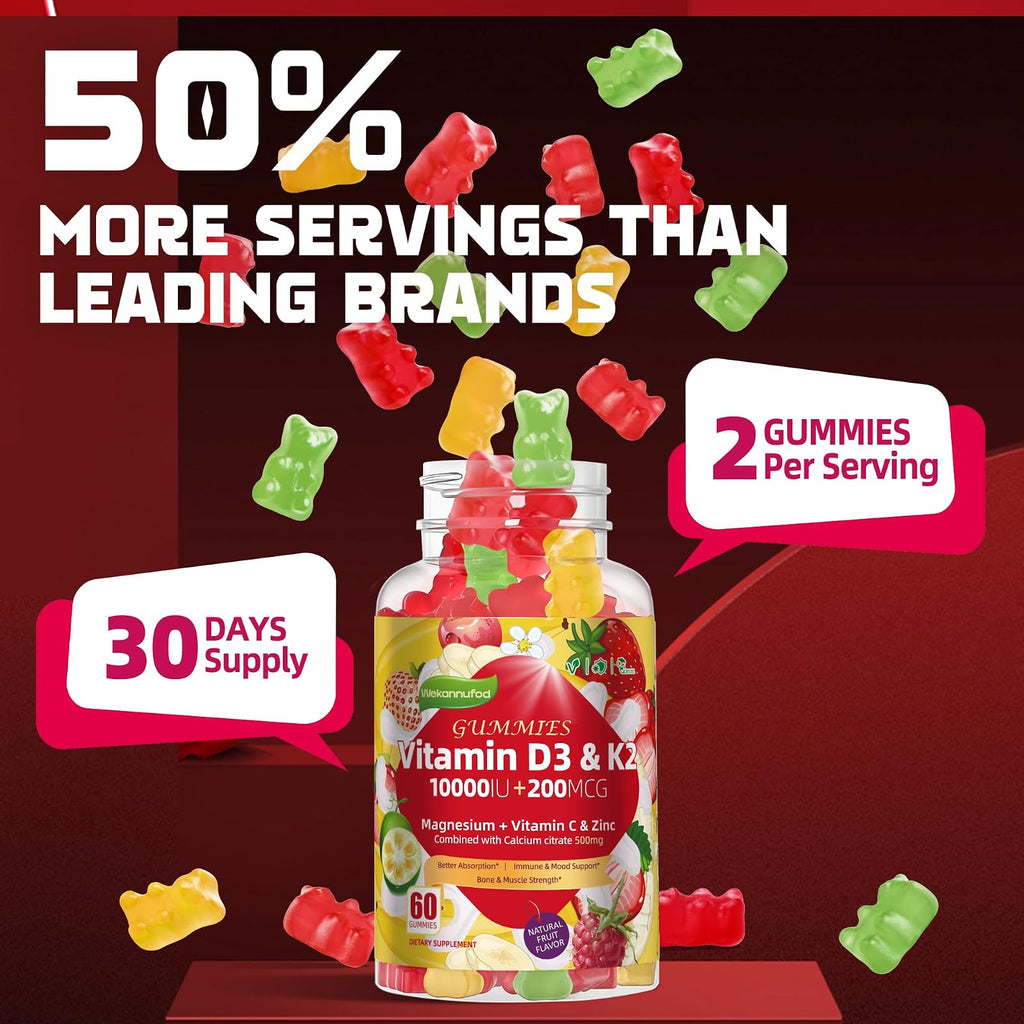 Wekannufod gummy vitamins for kids