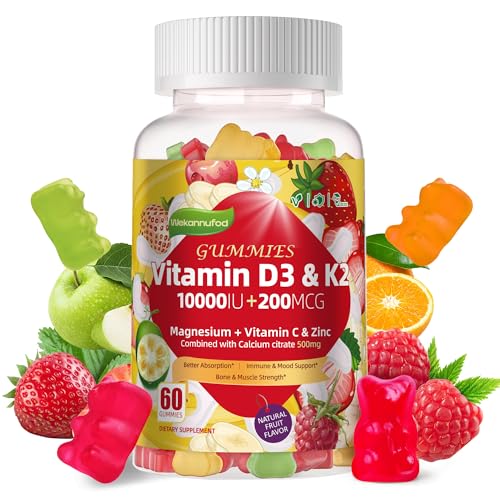 Wekannufod vitamin D3 K2 gummies