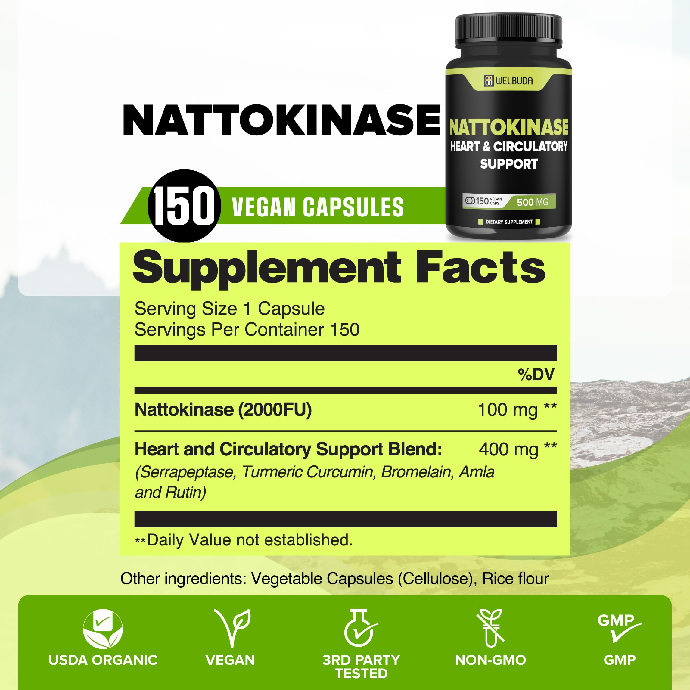 WELBUDA capsules with curcumin and bromelain