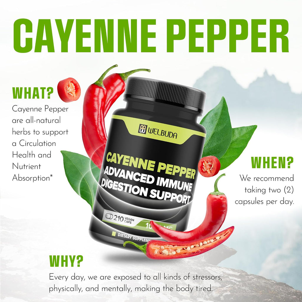 Welbuda cayenne capsules for weight loss