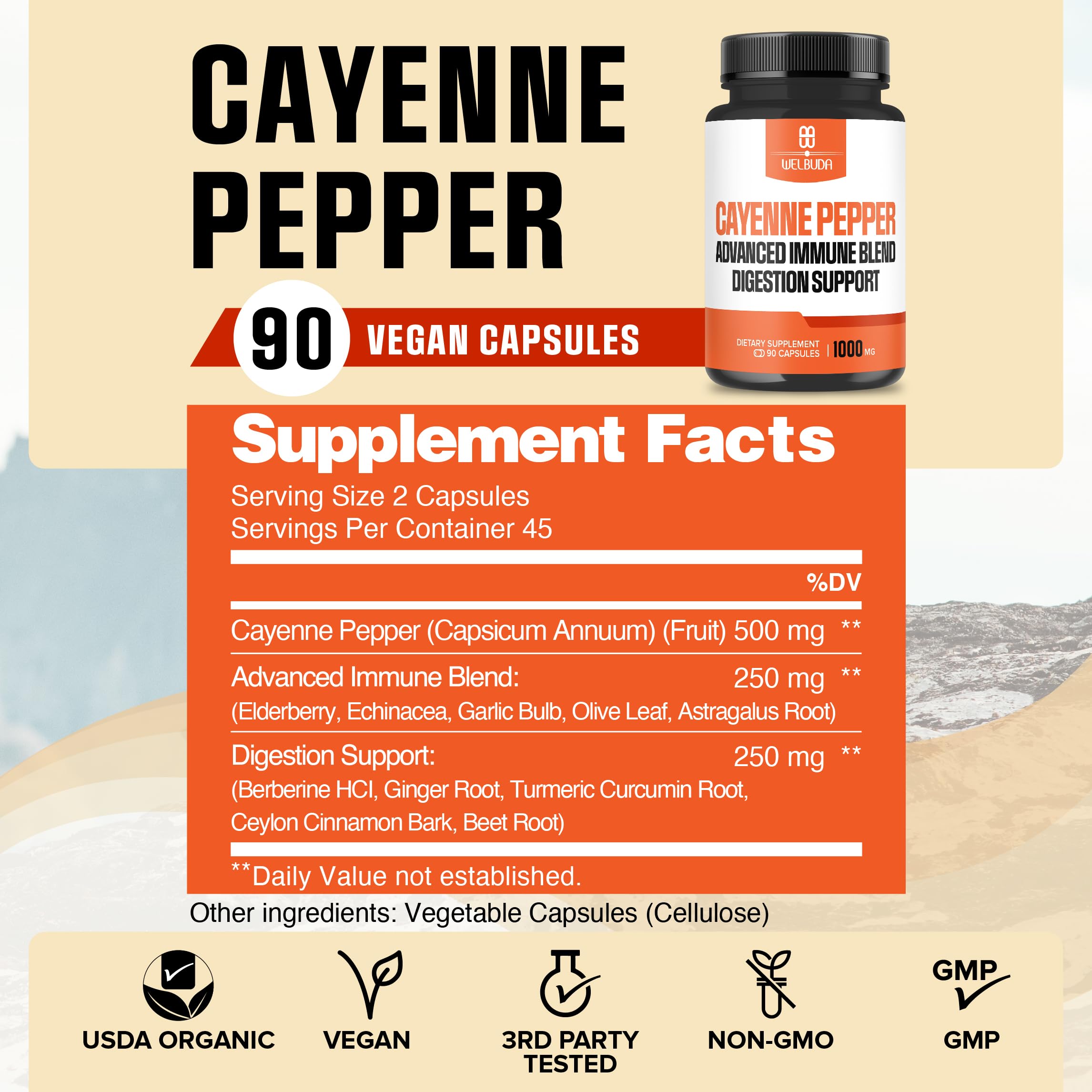 WELBUDA cayenne for heart health