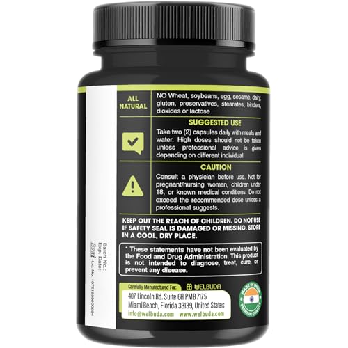 WELBUDA ginger capsules for daily health