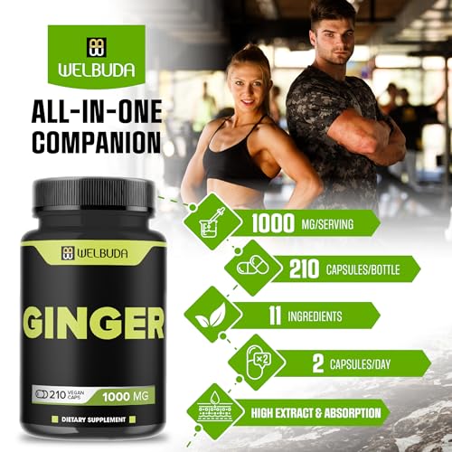 WELBUDA ginger capsules with echinacea