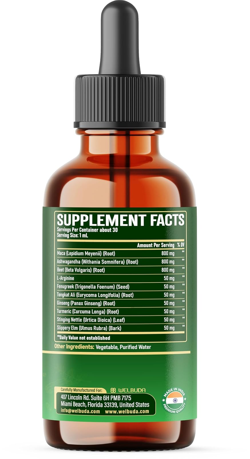 WELBUDA herbal drops for overall wellness