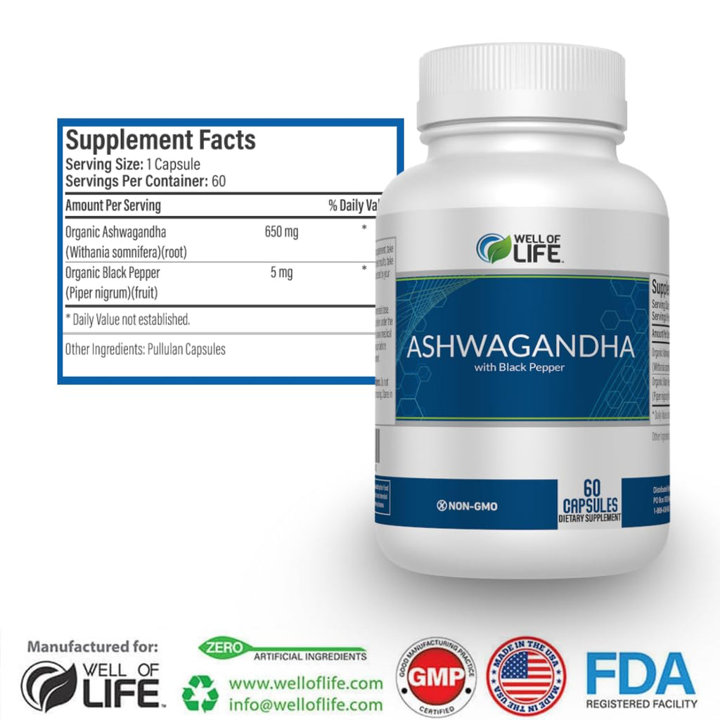Well of Life Ashwagandha for daily vitality