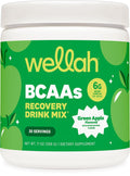 Wellah BCAAs powder green apple flavour
