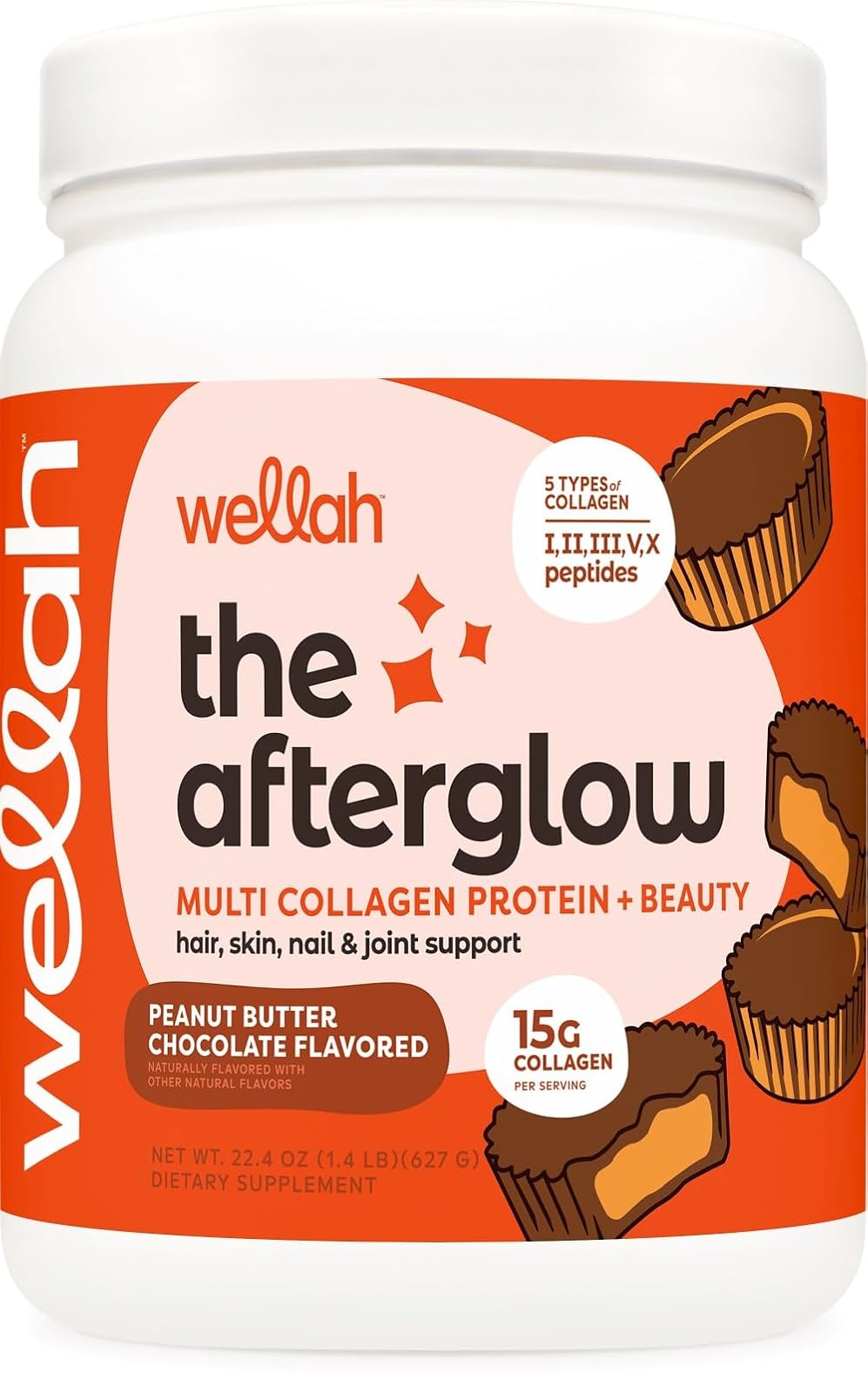 Wellah collagen protein chocolate flavour