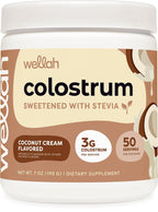 Wellah colostrum powder coconut cream