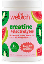 Wellah creatine electrolyte powder guava kiwi