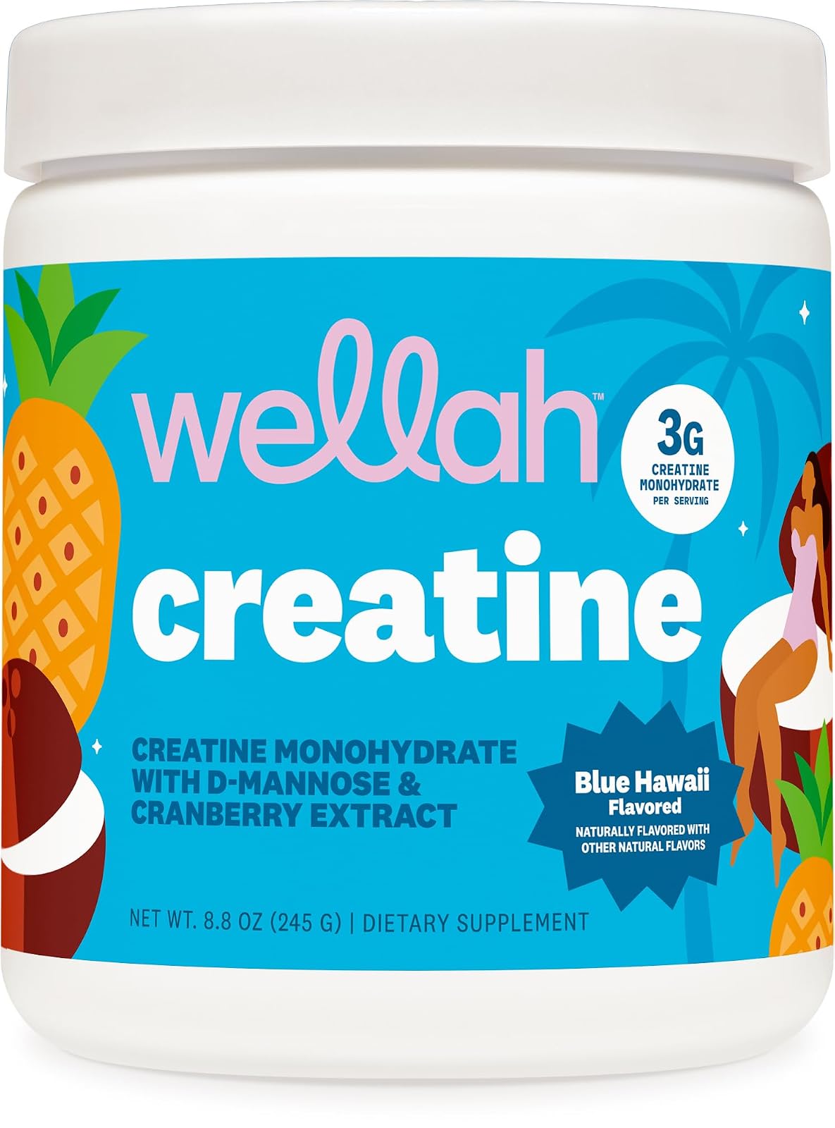 Wellah creatine for women's fitness