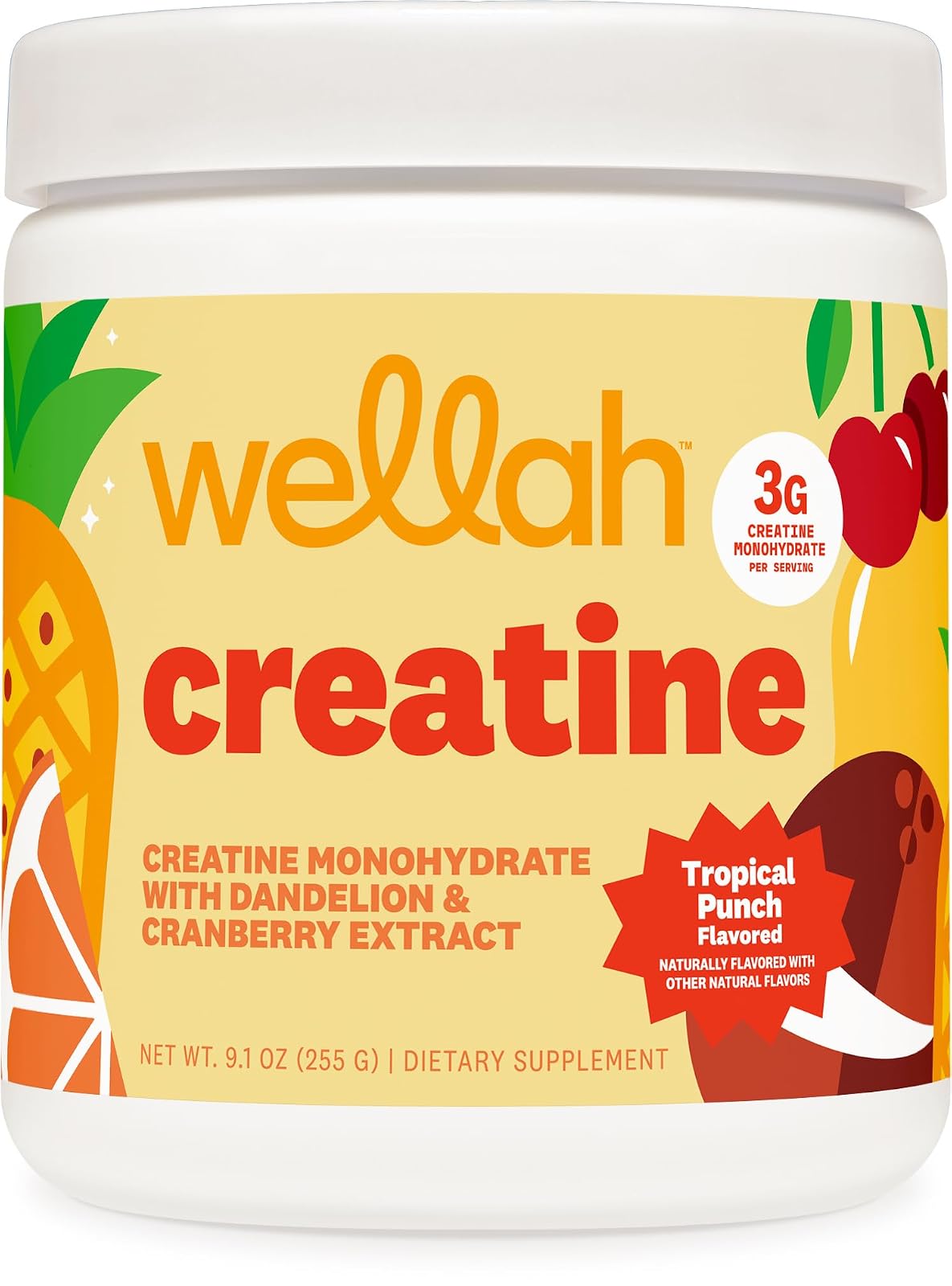 Wellah creatine for women's fitness