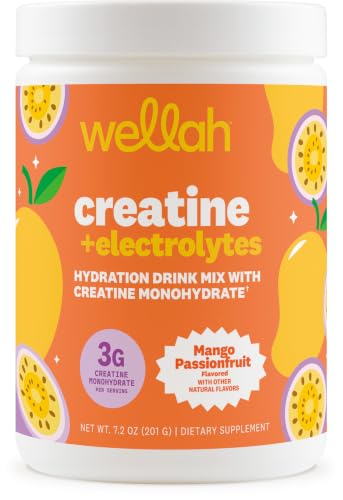 Wellah creatine mango passionfruit flavour