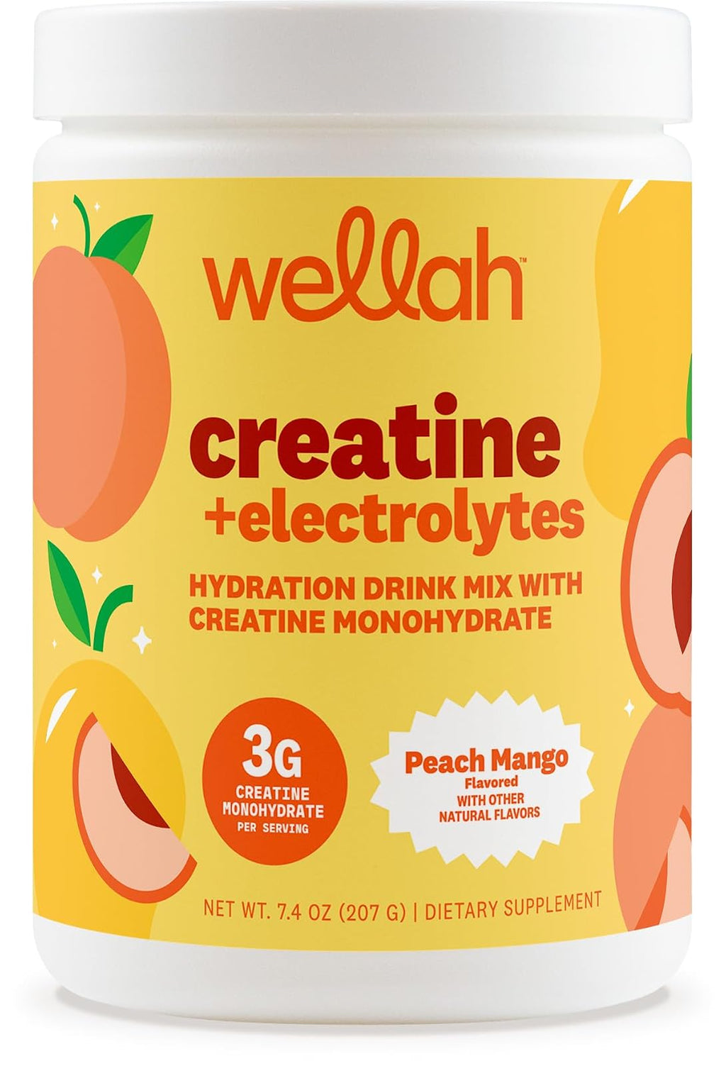 Wellah creatine powder for hydration