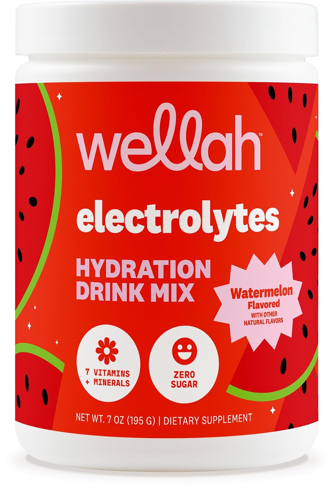 Wellah electrolytes powder watermelon flavour