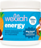 Wellah Energy Powder Blue Hawaii flavour
