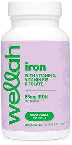 Wellah Iron 65 mg capsules for energy