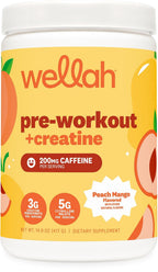 Wellah pre-workout creatine powder