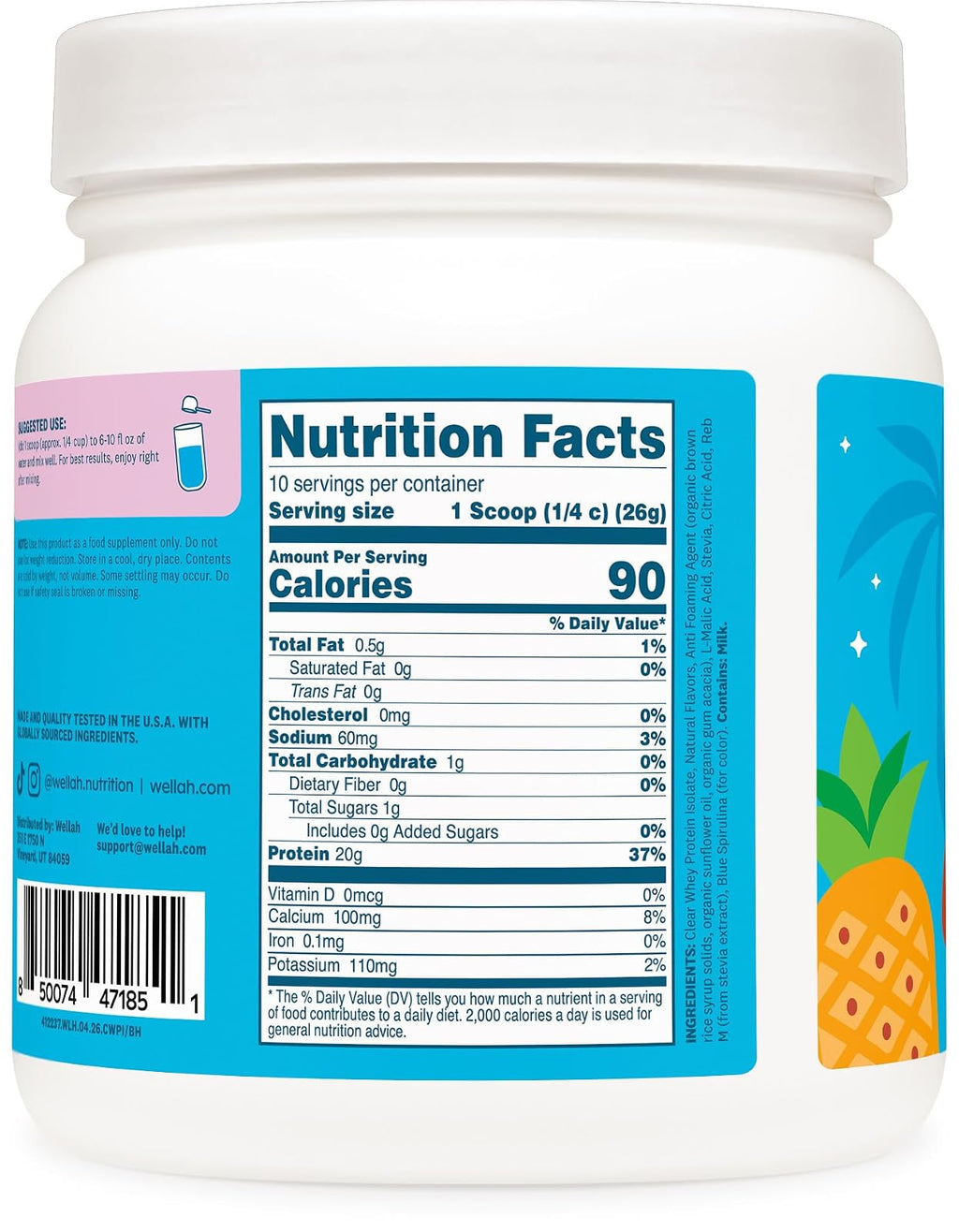 Wellah protein powder for fitness enthusiasts