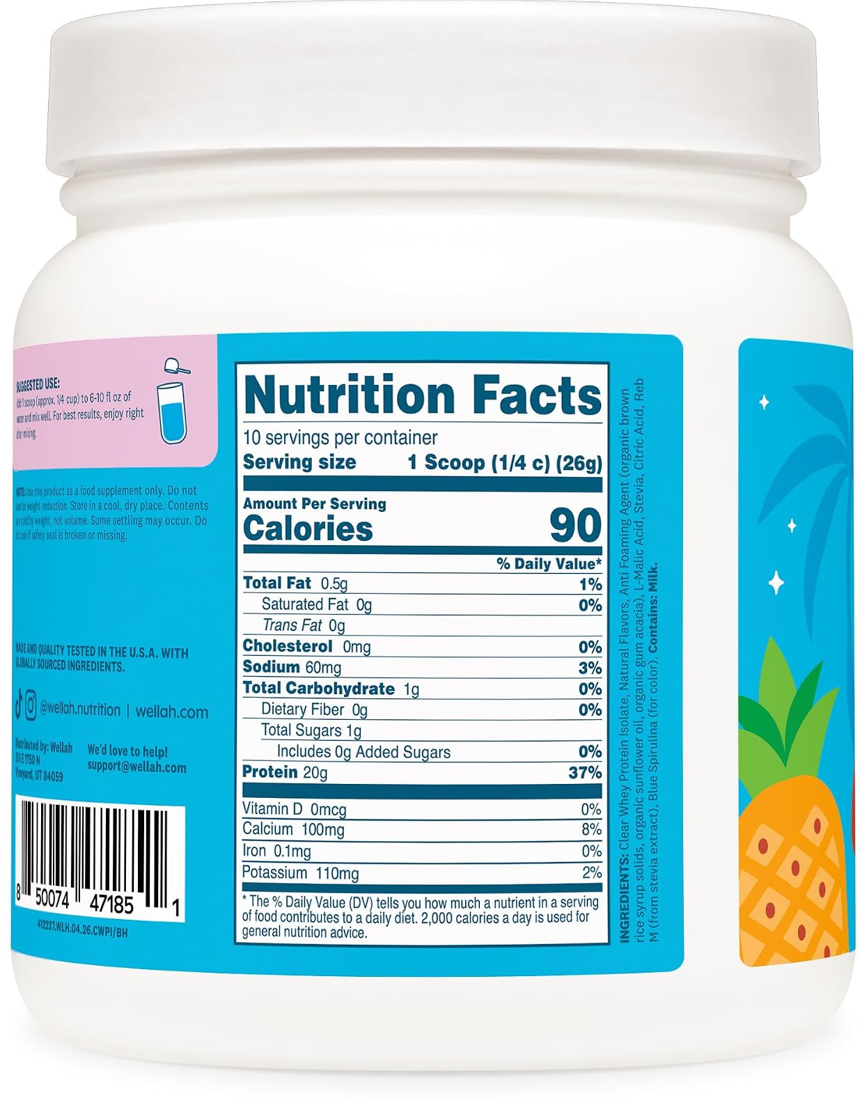 Wellah protein powder for fitness enthusiasts