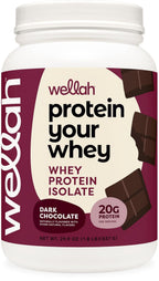 Wellah whey protein dark chocolate flavour