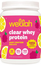 Wellah whey protein isolate raspberry lemonade