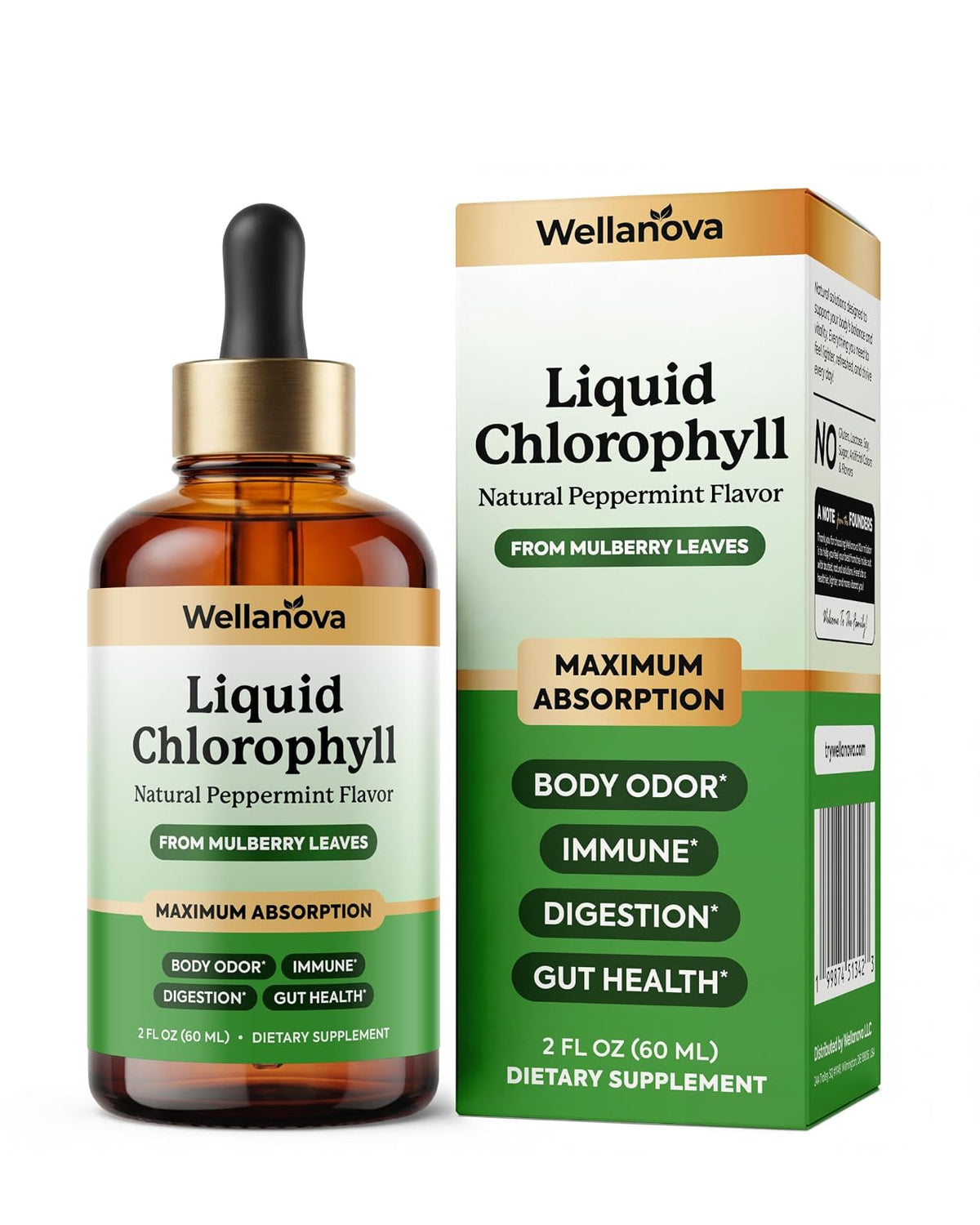 Wellanova chlorophyll liquid drops