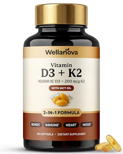 Wellanova Vitamin D3 K2 softgels