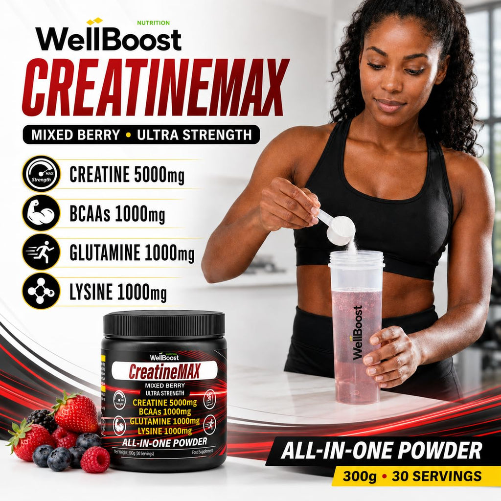 WellBoost creatine for workout recovery