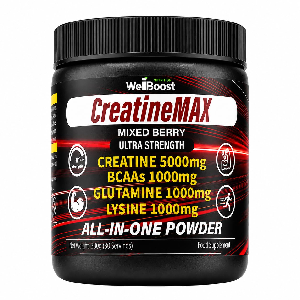 WellBoost creatine monohydrate powder
