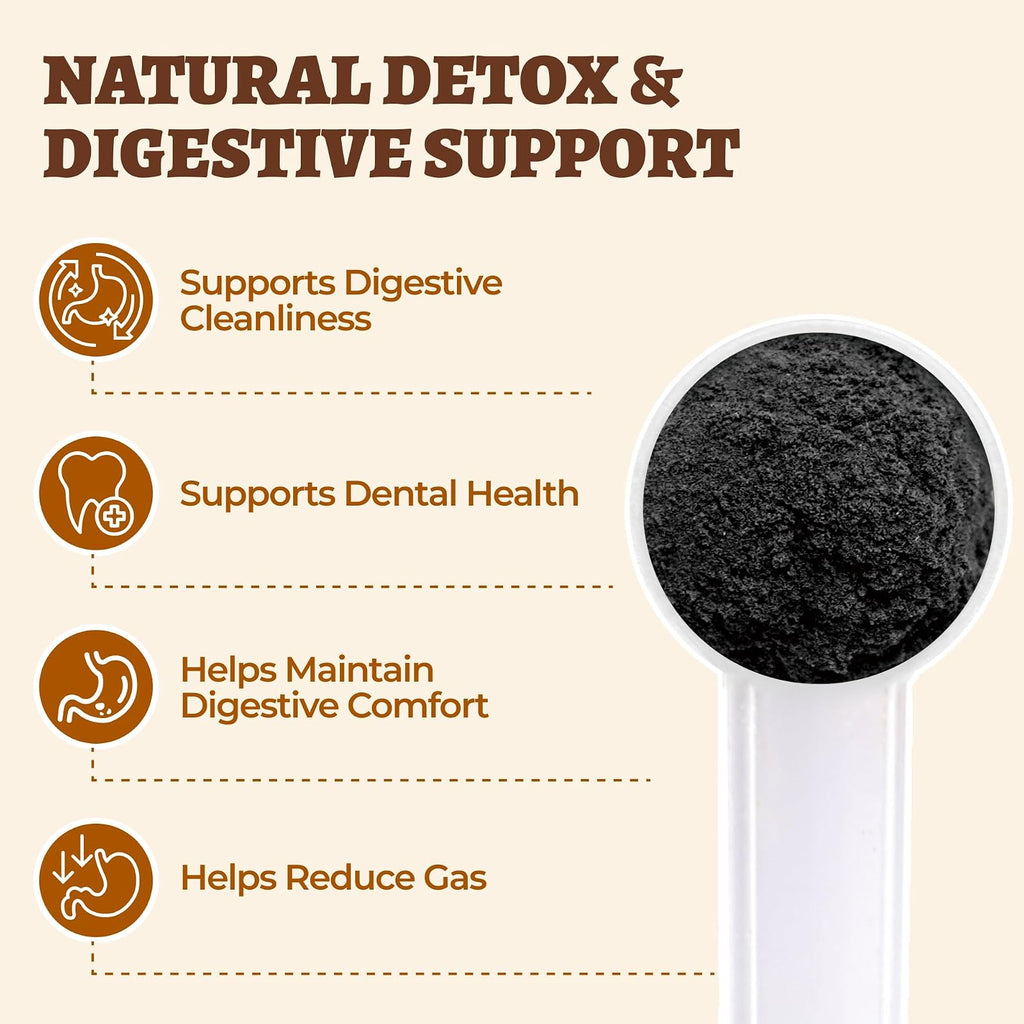 Wellix charcoal powder for bloating relief