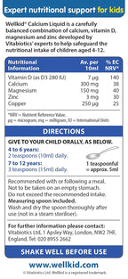 Wellkid liquid calcium for strong bones