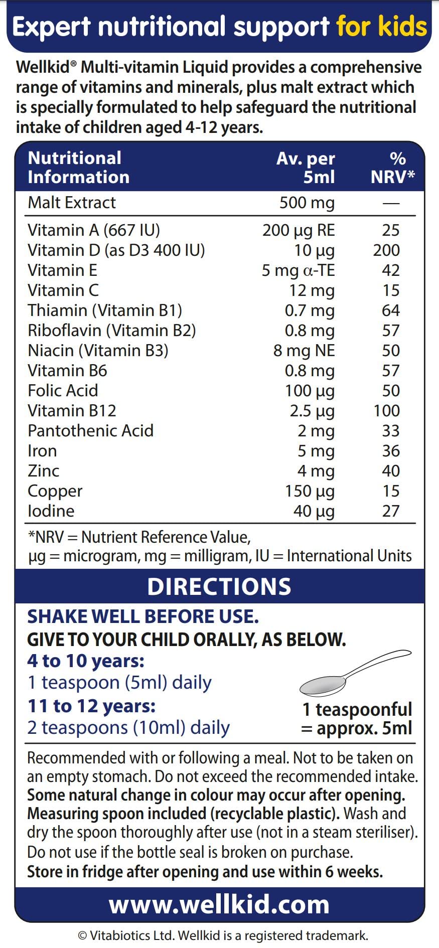 Wellkid multiminerals for strong bones
