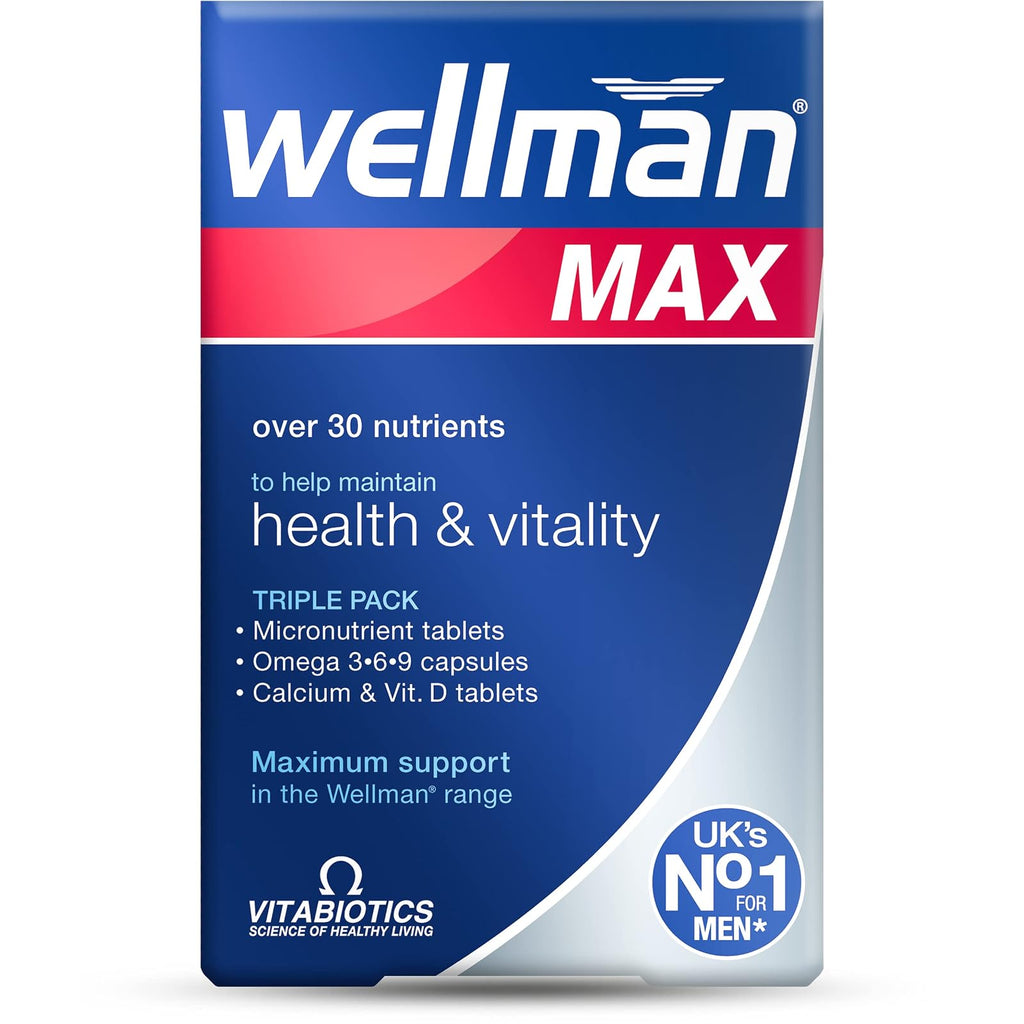 Wellman Max multivitamins for men