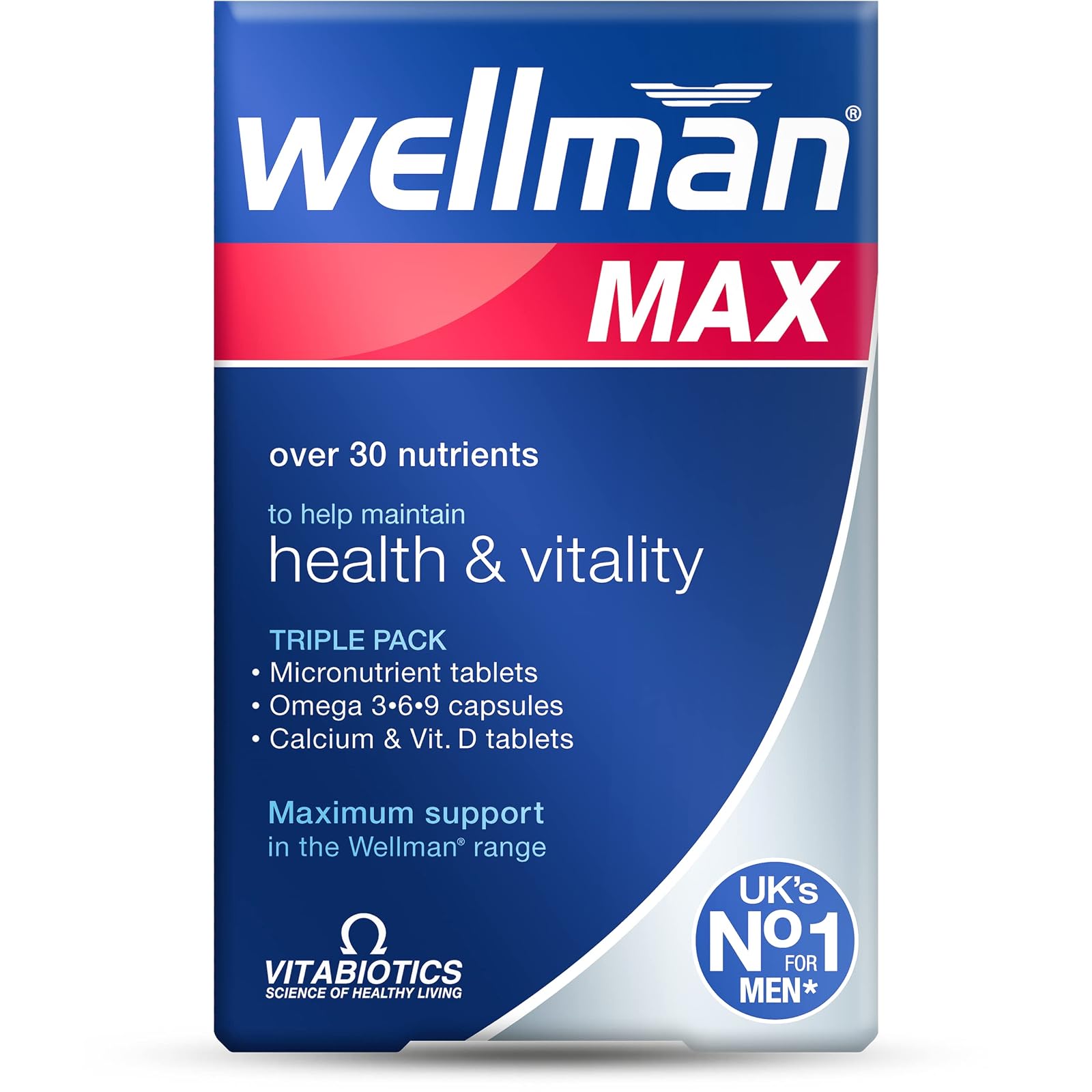 Wellman Max multivitamins for men