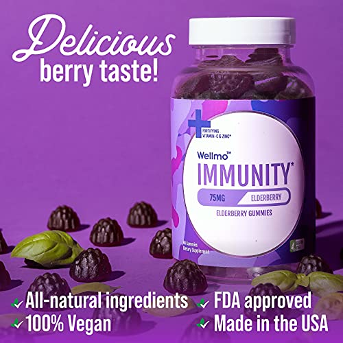 Wellmo elderberry immunity 60-day supply