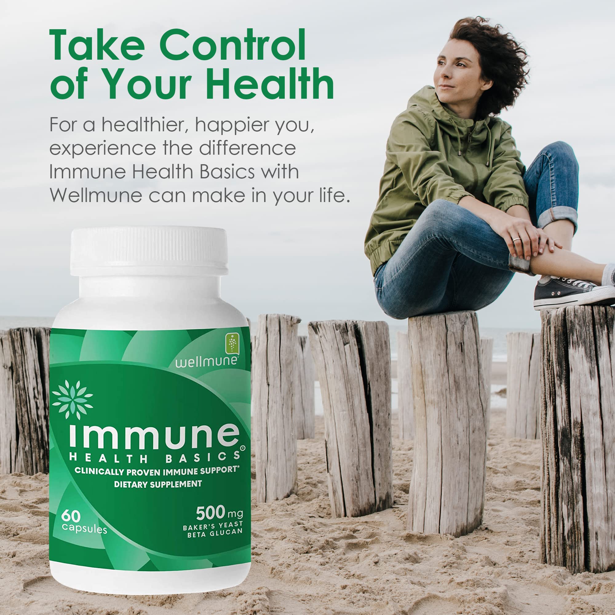 Wellmune Beta Glucan mushroom capsules