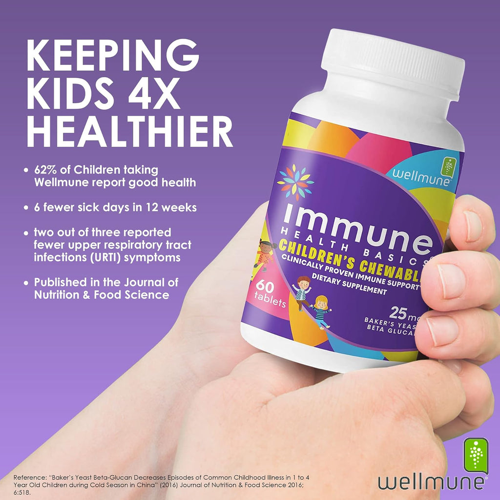 Wellmune chewable supplements for children