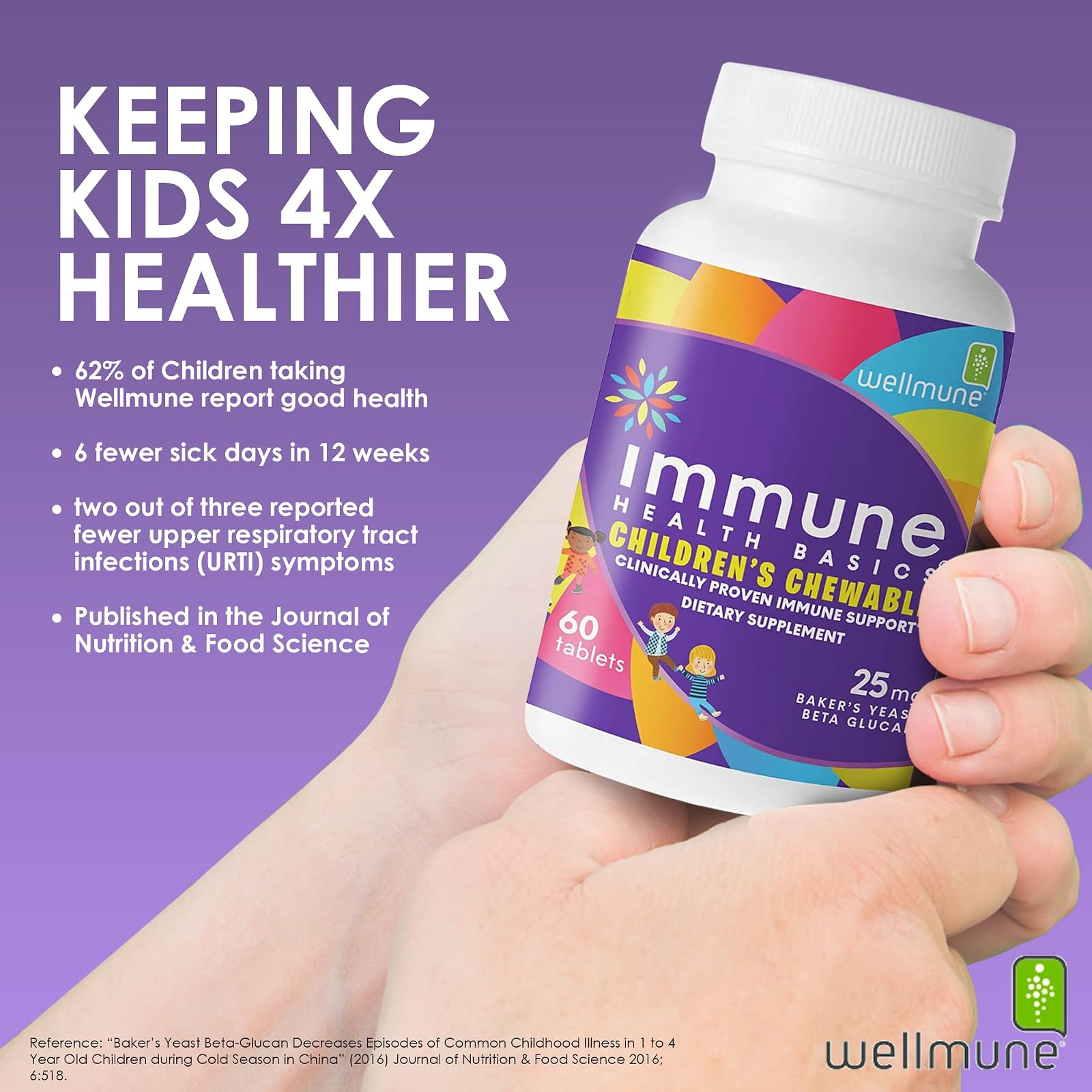 Wellmune chewable supplements for children
