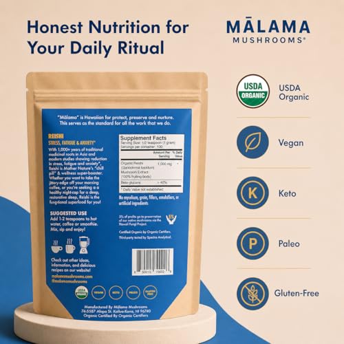 wellness and vitality mushroom powder