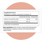 wellness benefits of glutathione capsules