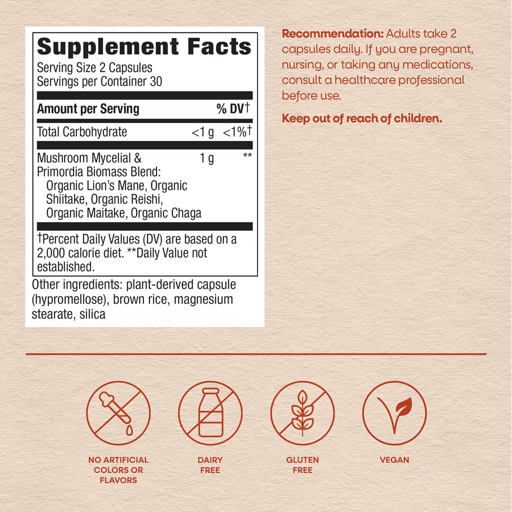 wellness benefits of mushroom blend