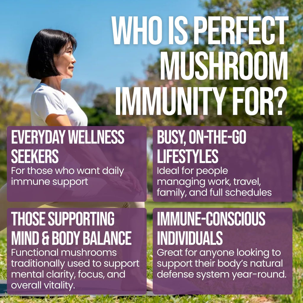wellness benefits of mushroom supplements